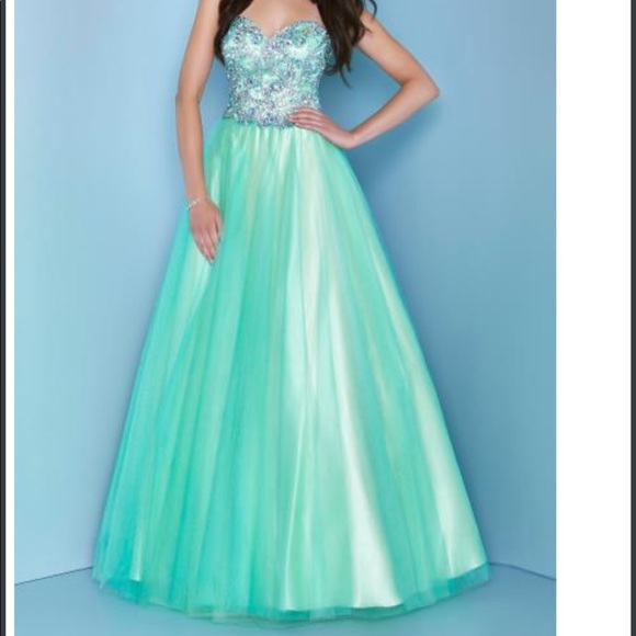 Splash | Dresses | Splash Landa Mint Evening Pageant Prom Dress Gown ...